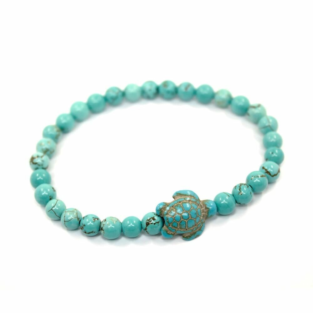 Браслет-нить, бирюза