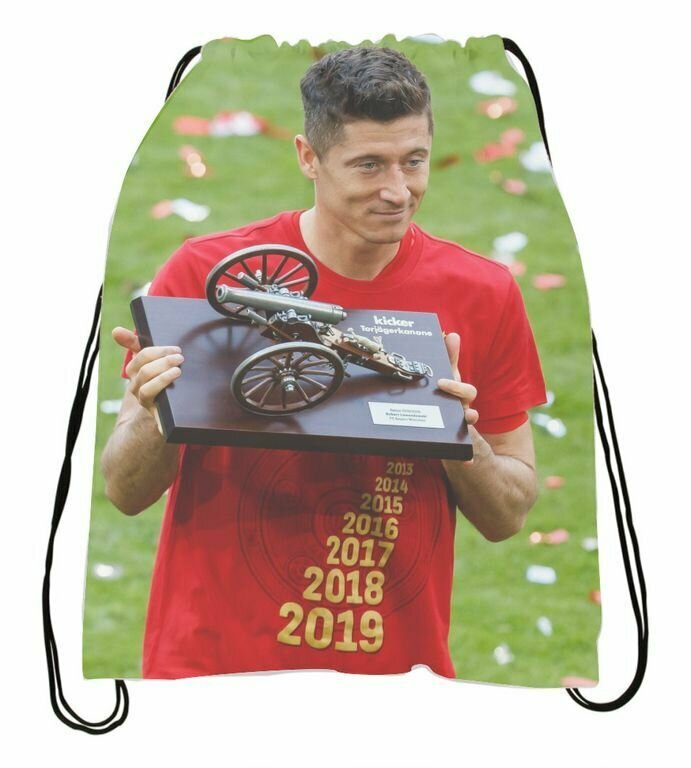 Сумка-мешок для обуви Роберт Левандовский, Robert Lewandowski №12