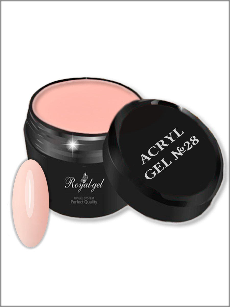 Полигель для наращивания ногтей камуфлирующий Royal-gel "ACRYL CAMOUFLAGE" 28 30 мл.