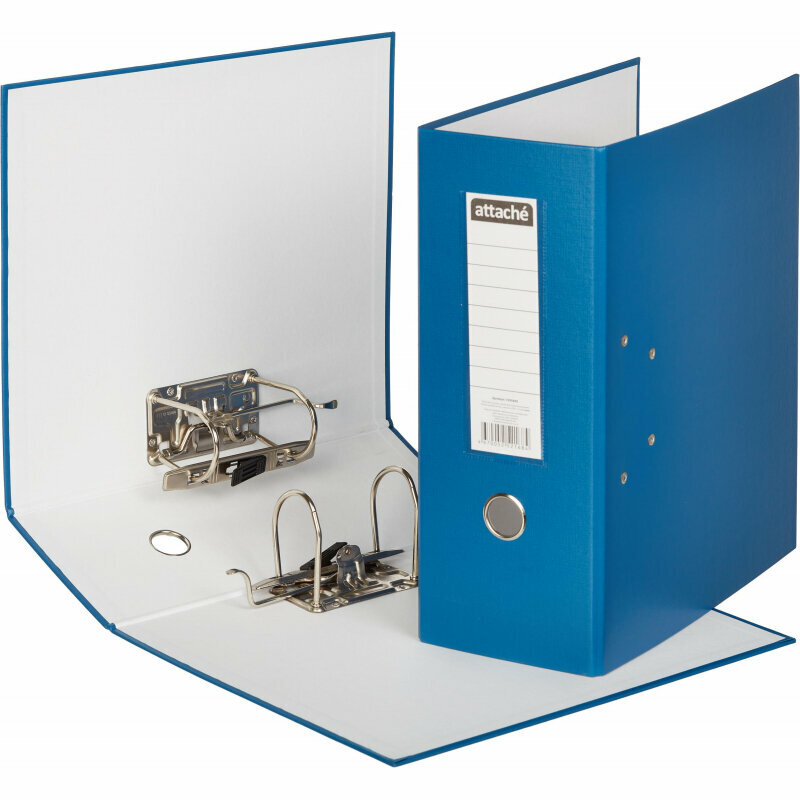 Папка - регистратор с арочным механизмом Attache Синий, 125 мм