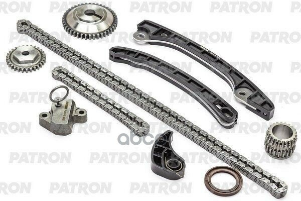 Комплект цепи ГРМ (Цепь-2, Нат-1, Усп-3, Шест-3) NISSAN Tiida (C11X) /Latio/Qashqai/Dualis (j10) 1.6i (HR16DE) / 1.5i (HR15DE.