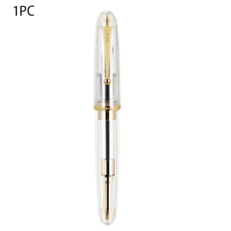 Jinhao 9019 перьевая ручка среднее перо EF(Approx 0.38mm), Transparent