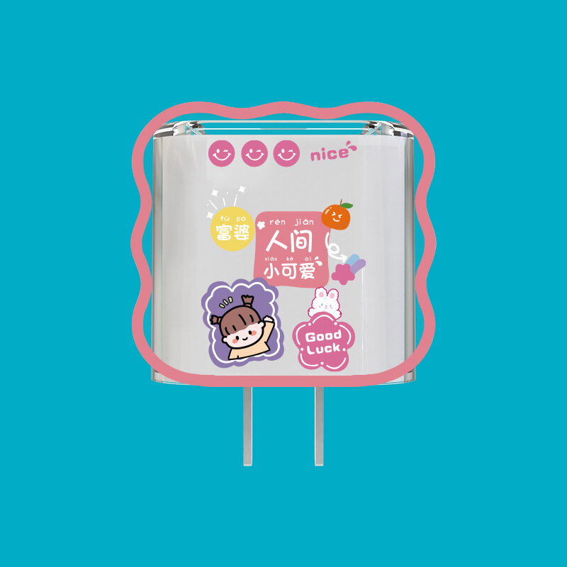 Чехол для зарядки Wave, для Apple Charger, 20Вт, цветной принт