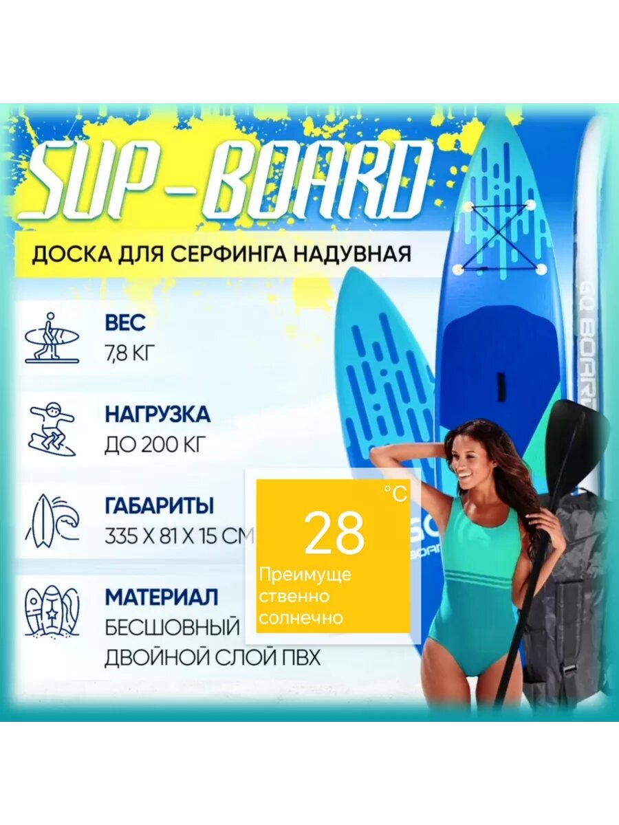 Сапборд - доска надувная для серфинга