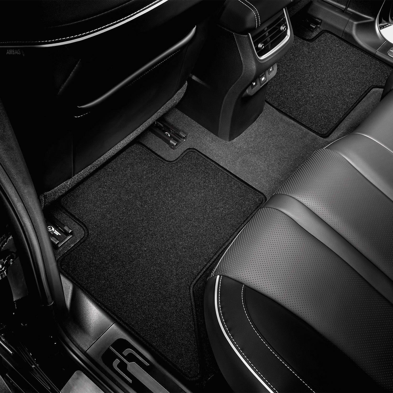 Коврики в салон Klever Standard GEELY Atlas Pro 2021-/Belgee X70 2024-, кросс, 4шт. (текстиль) / Джили Атлас про