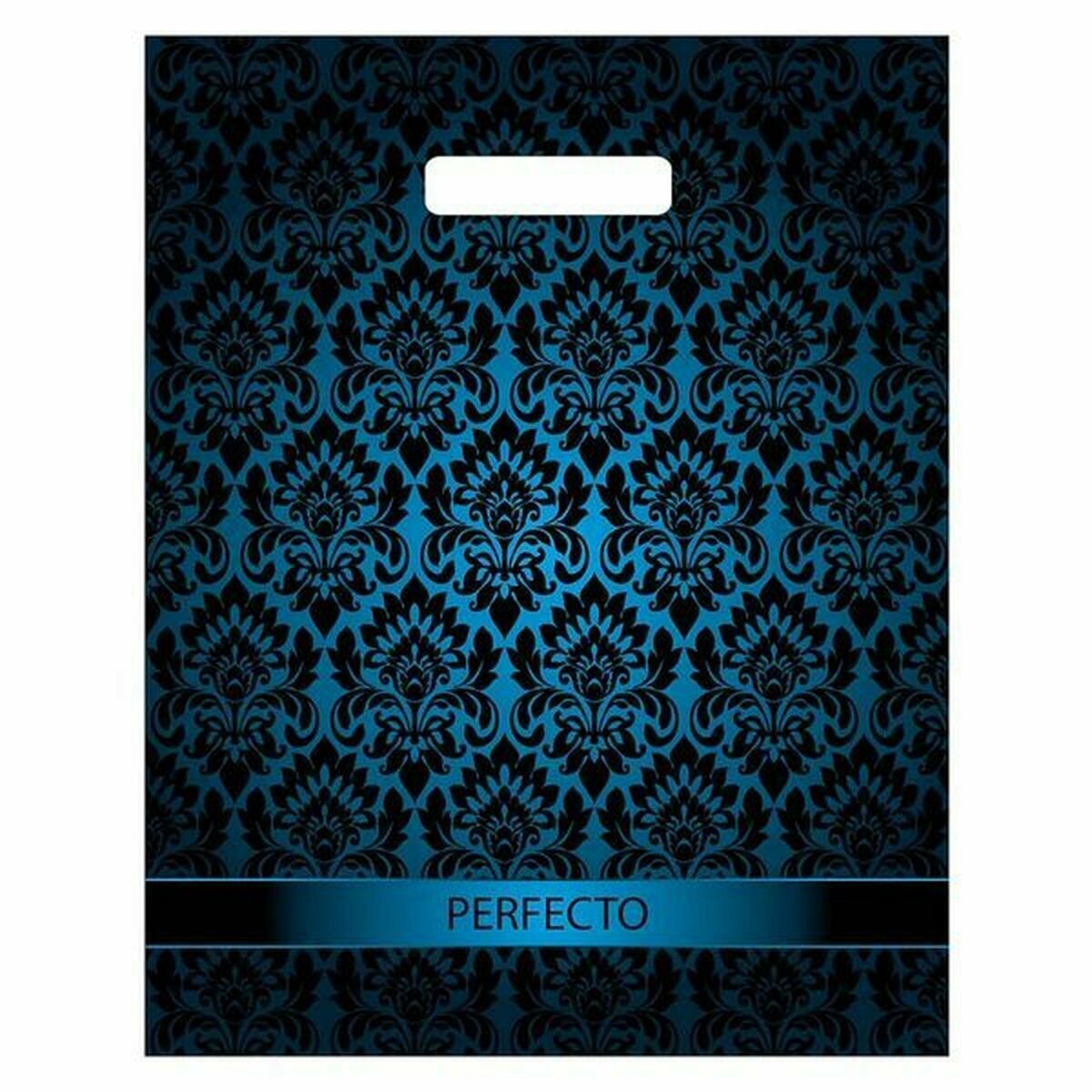 Пакет Перфекто Загадка с вырубной ручкой, 37*30 см, 90 мкм, ПВД (дизайн в ассортименте) (цена за 25 шт.)