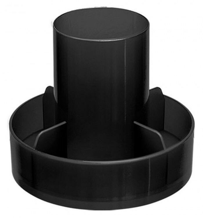 Органайзер настольный подставка Стамм ОФ555 Метеор 118x72x97мм черный пластик OP-30917