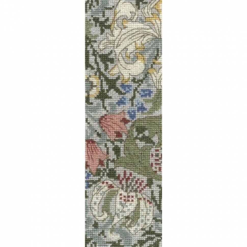 Набор для вышивания DMC #BL1173 J.N. Dearle - Golgen Lily (Дж. Н. Дирл - Лилия Голген), Счетный крест, 6 х 19.5 см