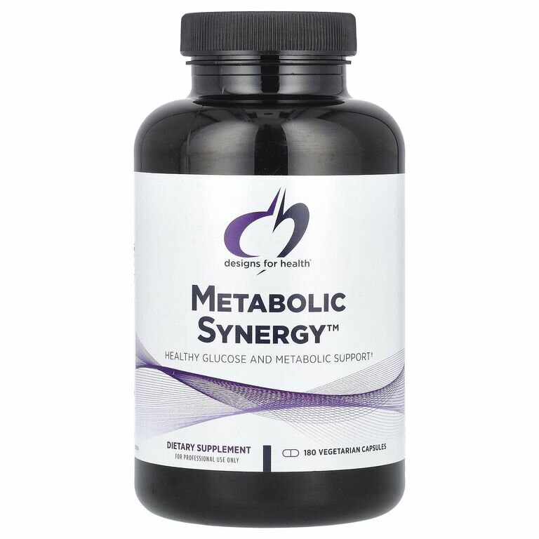 Designs for Health, Metabolic Synergy, мультикомплекс метаболическая синергия, витамины и минералы, 180 капсул