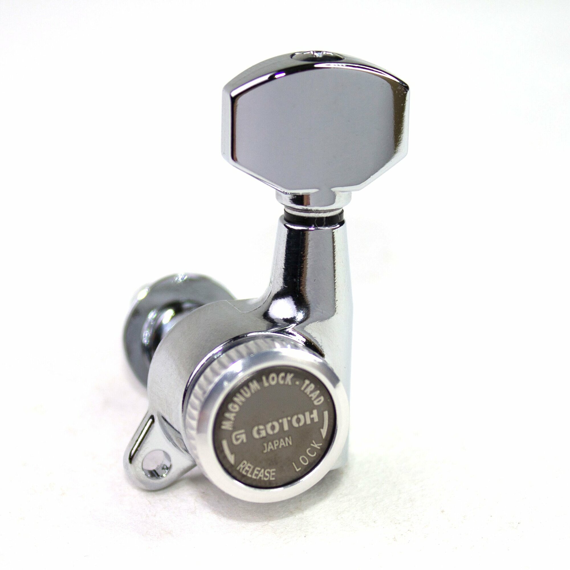 Колок одиночный GOTOH SG381-MGT-07-n, Ex-Long, правый, хром