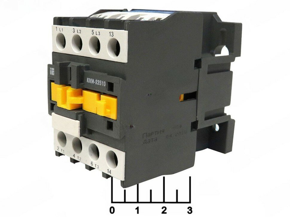 Контактор (пускатель) 24V 25A КМИ-22510 ИЭК (дополнительные контакты NO)
