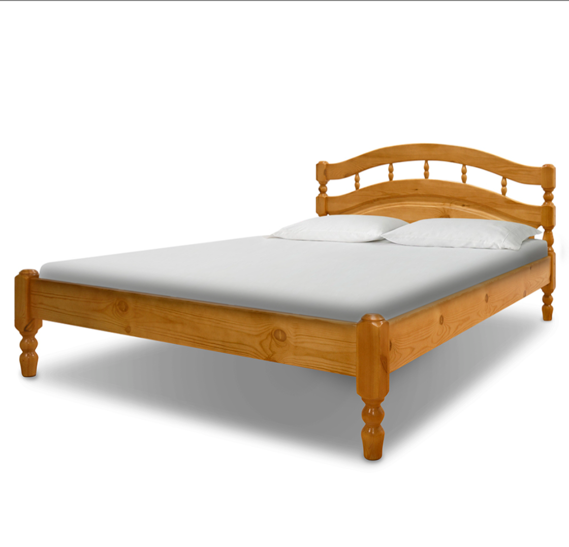 Тахта "Джулия" из массива сосны 160x200 см, Старый Орех 2