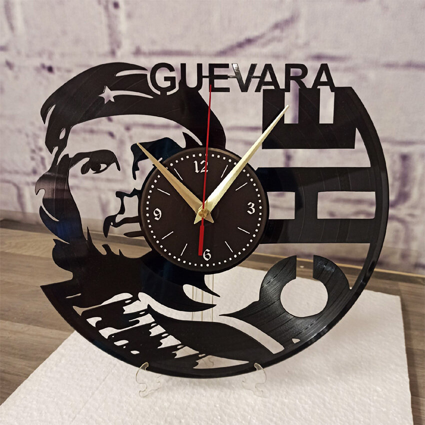 Часы из виниловой пластинки Che Guevara