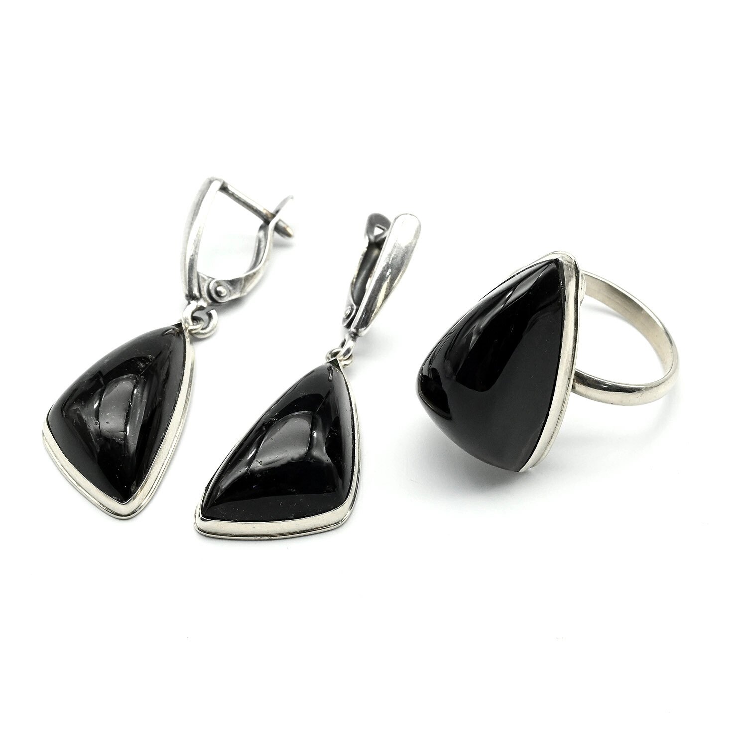 Комплект бижутерии, морион