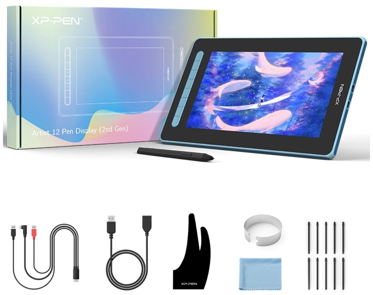 Графический планшет-монитор XP-Pen Artist 12 GEN 2 (2-е поколение)