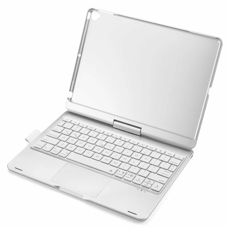 Чехол с сенсорной клавиатурой BMAD для iPad 9/8/7 поколения iPad 9th8th7th 10.2, Sliver Backlit, Русский