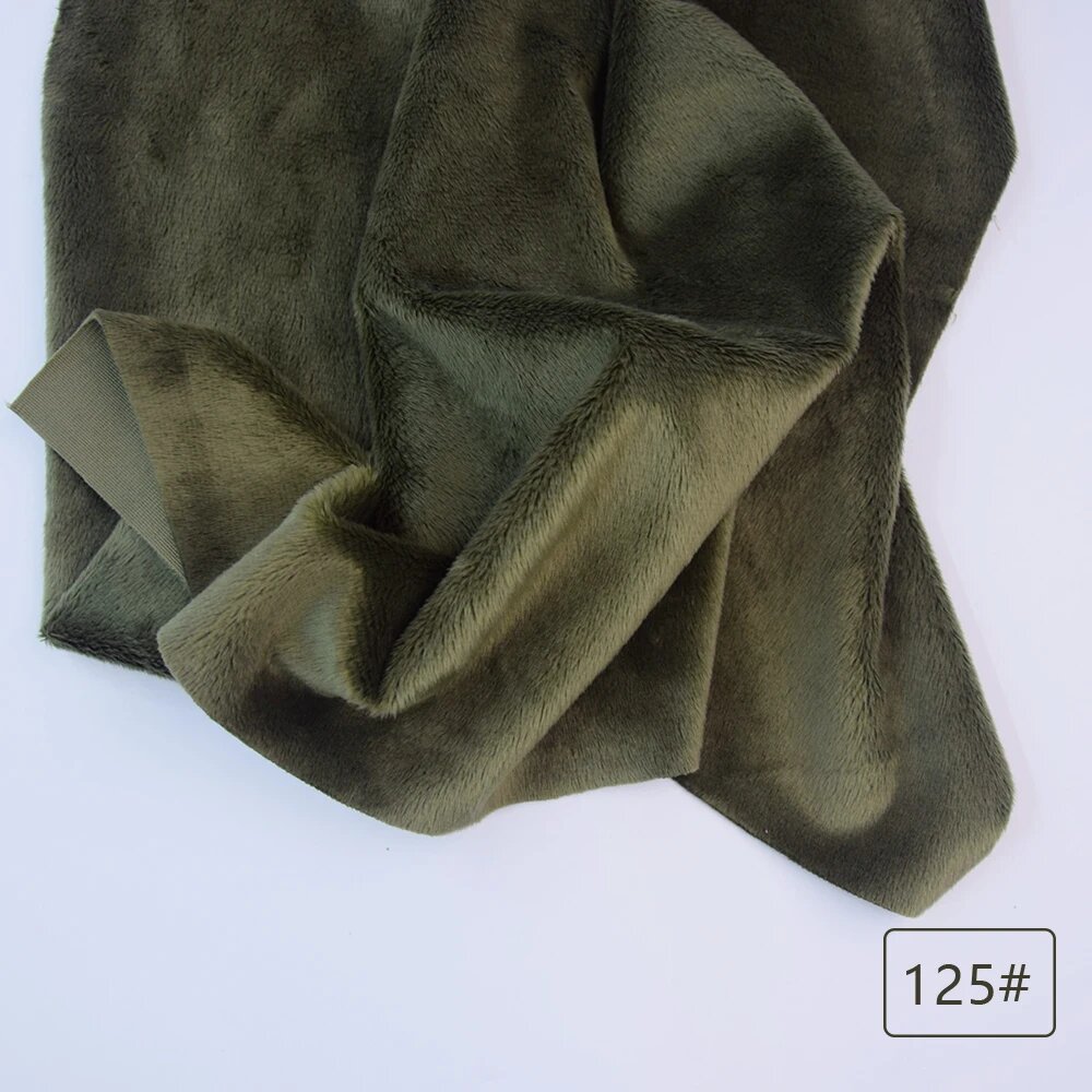 Плюшевая ткань 125, полиэстер, 5 мм, 45x50 см