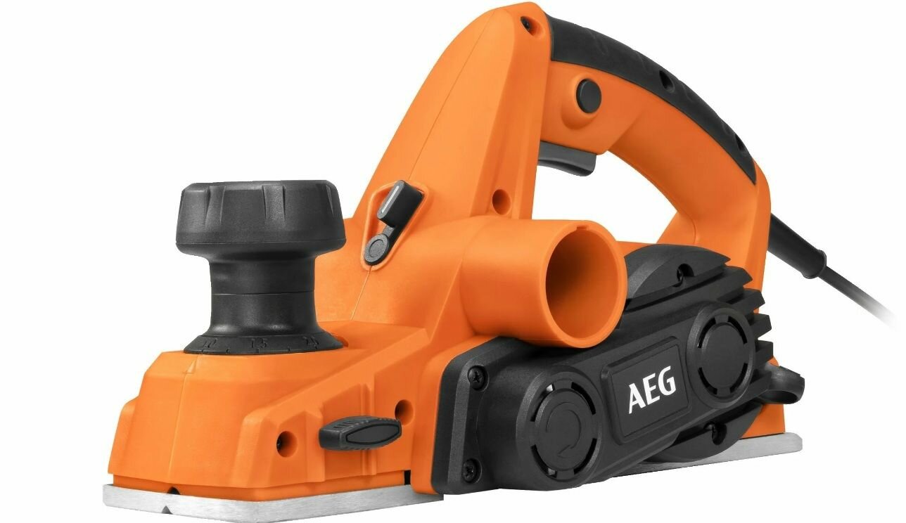 Сетевой электрорубанок AEG PL 700, 700 Вт оранжевый/черный