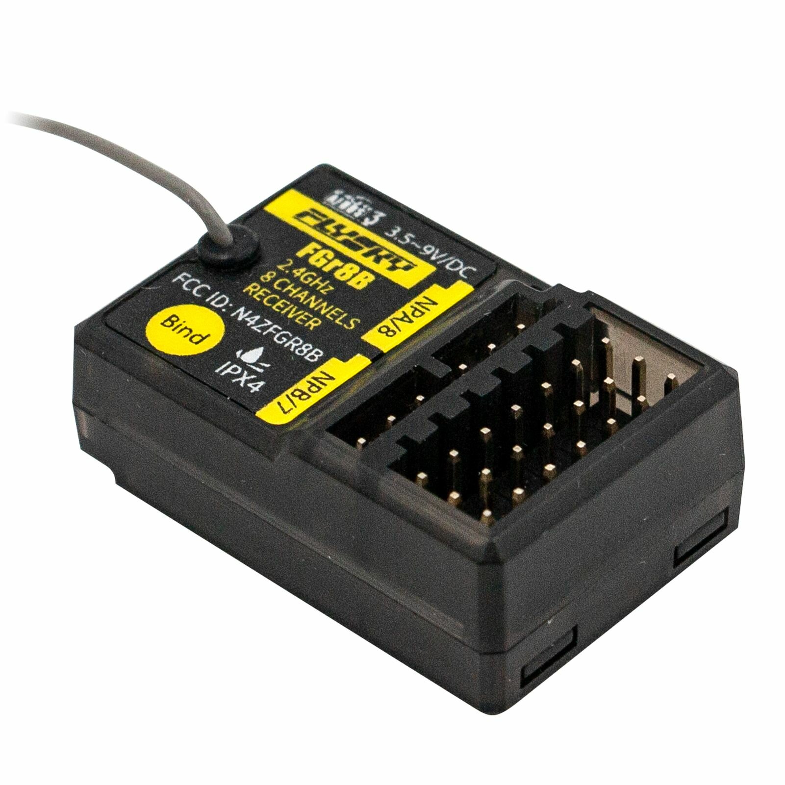 FLYSKY FGR8B 2,4 ГГц 8-канальный приемник PWM / PPM / выход i-bus для передатчиков, Techshow