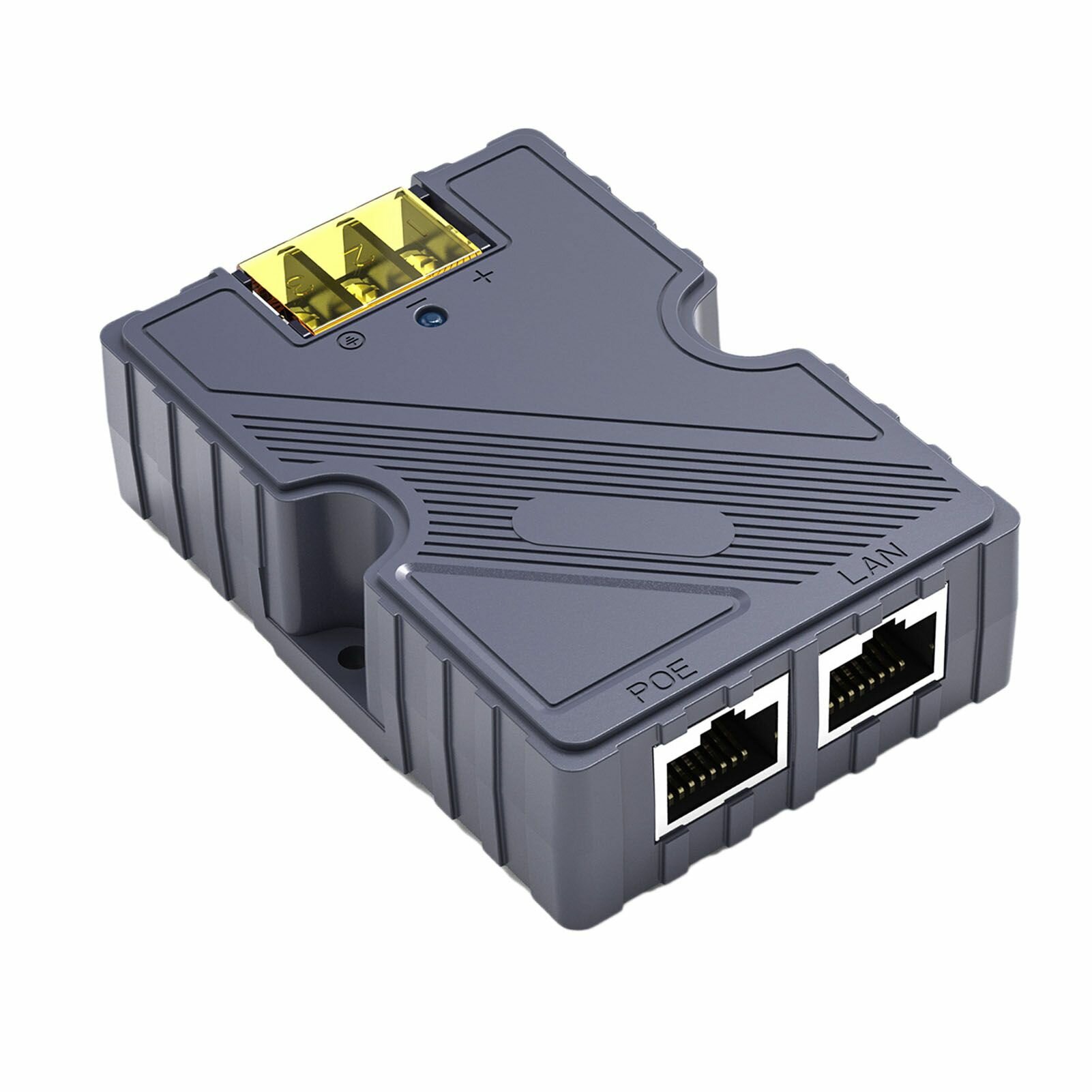 Инжектор PoE Gigabit для IP камеры видеонаблюдения 1 Гбит/с, 48V, адаптер питания