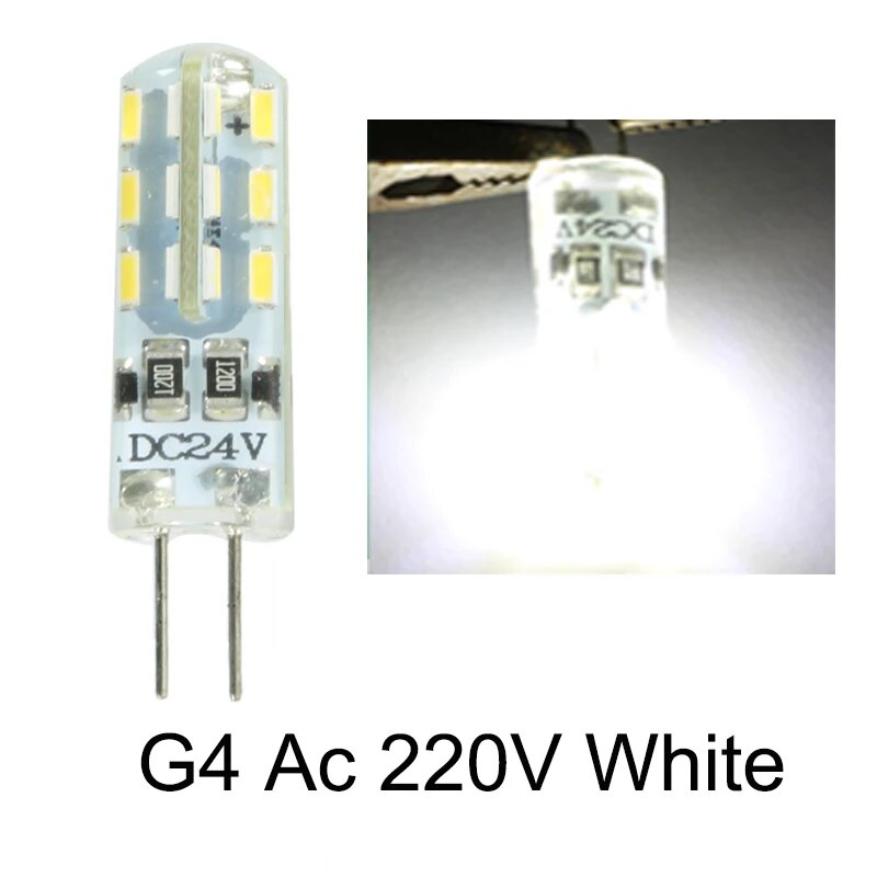 VIEWI Bombilla Mini G4 RGB LED лампа Белый, 220v white