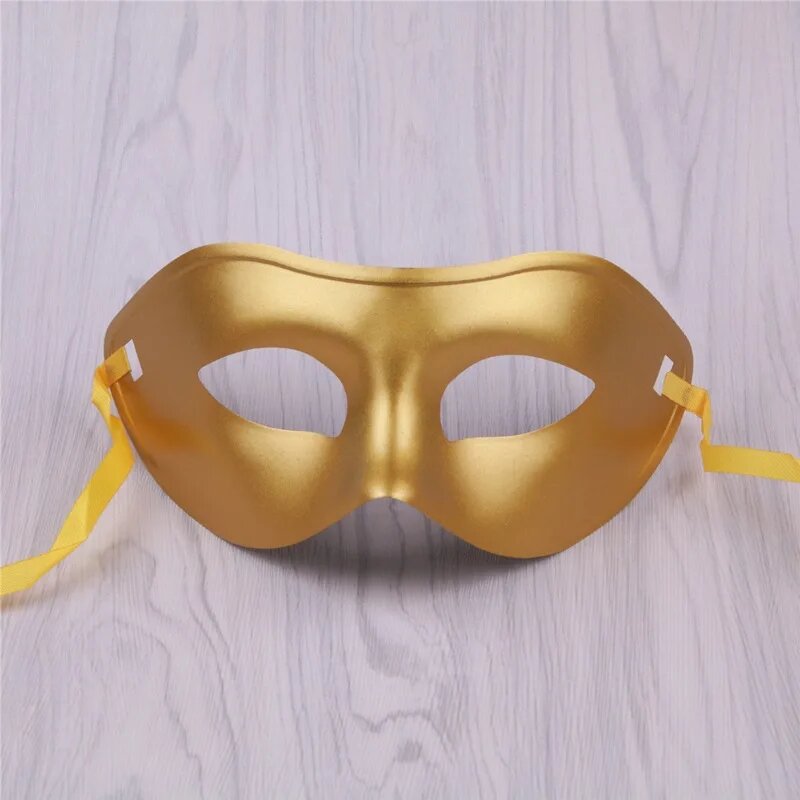 Желтая венецианская маска Gold