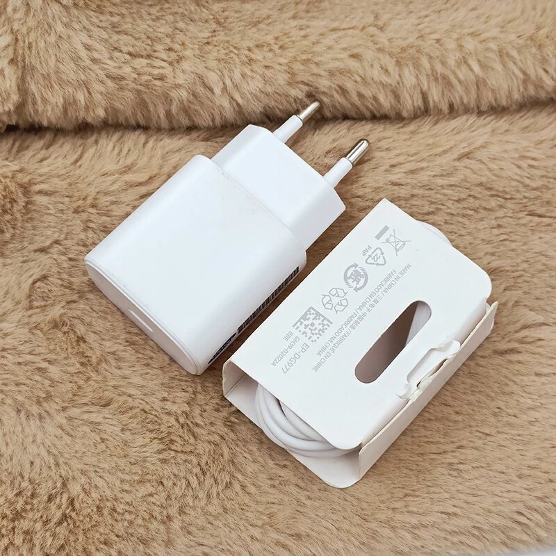 EP-TA800 Супербыстрое зарядное устройство Samsung 25 Вт, адаптер питания White EU Add Cable
