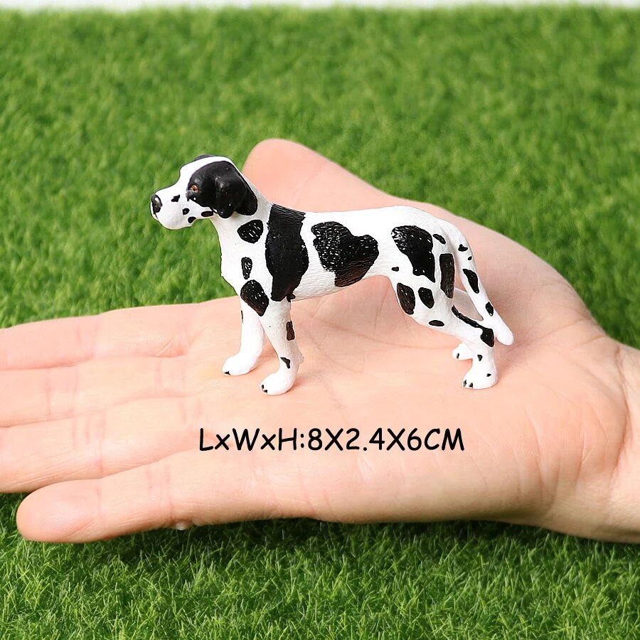 Фигурки собак UTOMY ПВХ 5 шт. Белый, Great Dane females