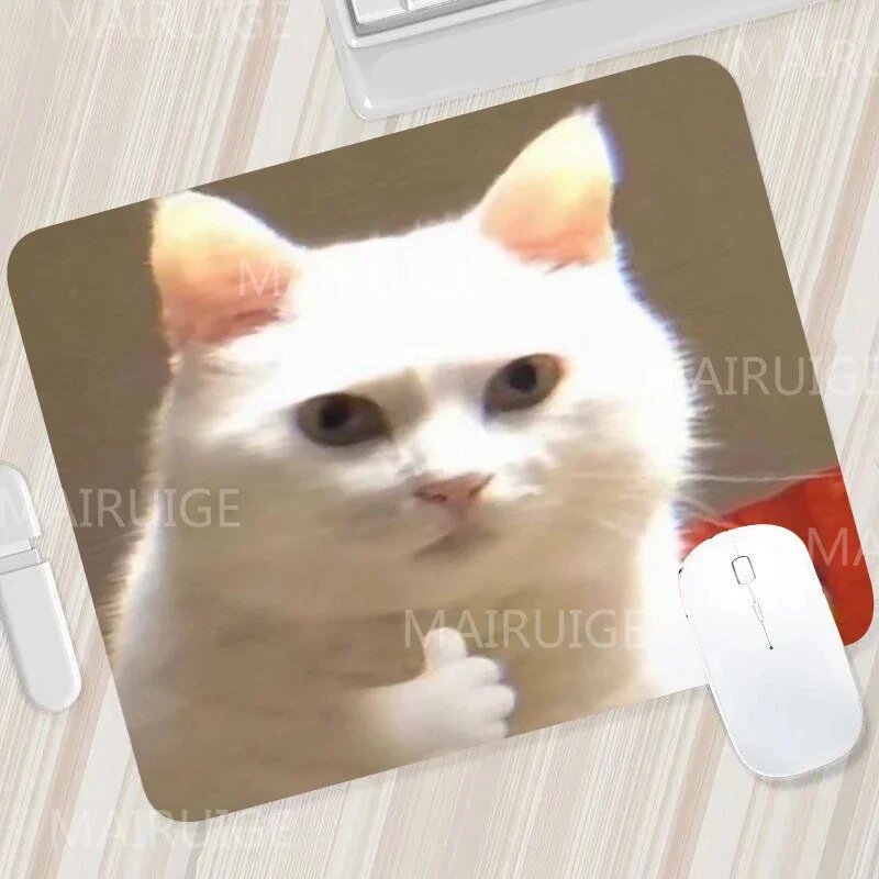 Забавный мем, маленький коврик для мыши, кавайный офисный коврик, геймерские коврики, милые настольные коврики, игровой аксессуар, мышь, стол, ковер, поверхность для компьютера