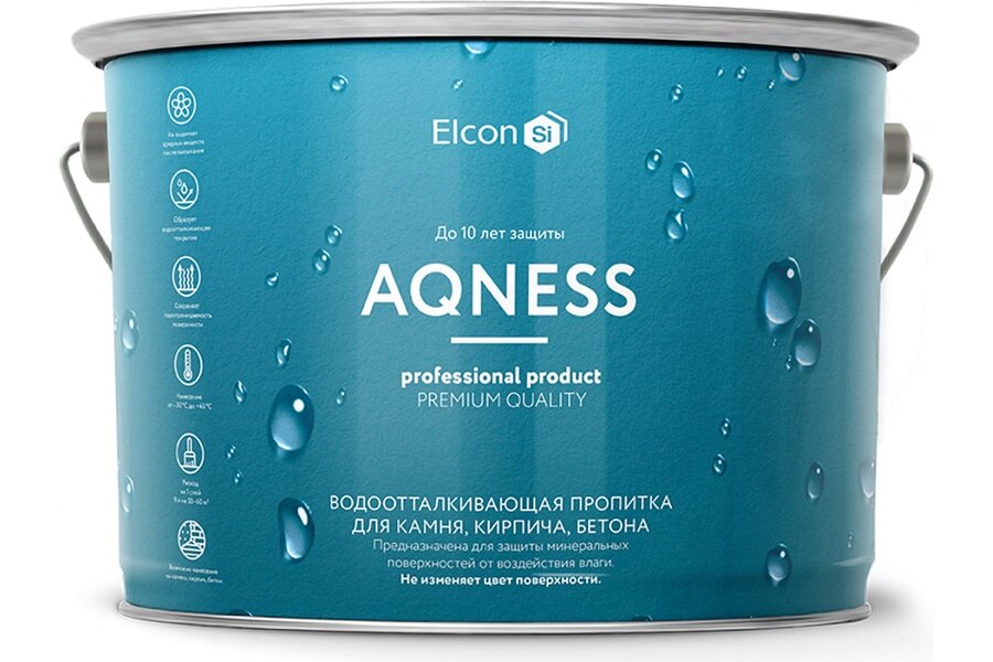 Гидрофобизатор Elcon Aqness 9л 00-00002939, для бетона камня и кирпича