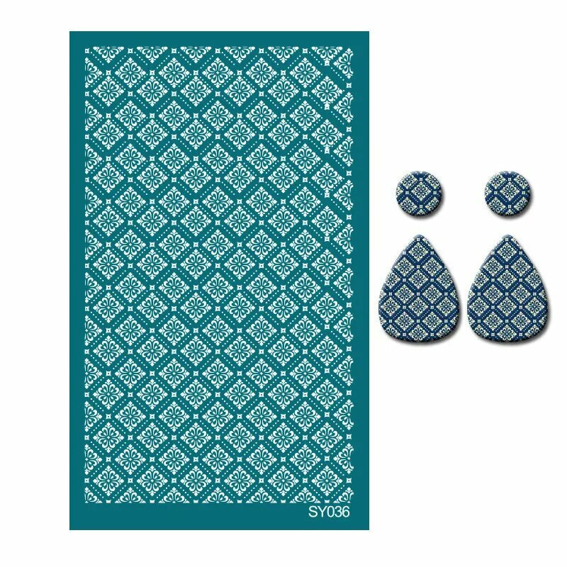 ZUOFILY Трафареты для шелкографии из полиэстера 18 шт SY036