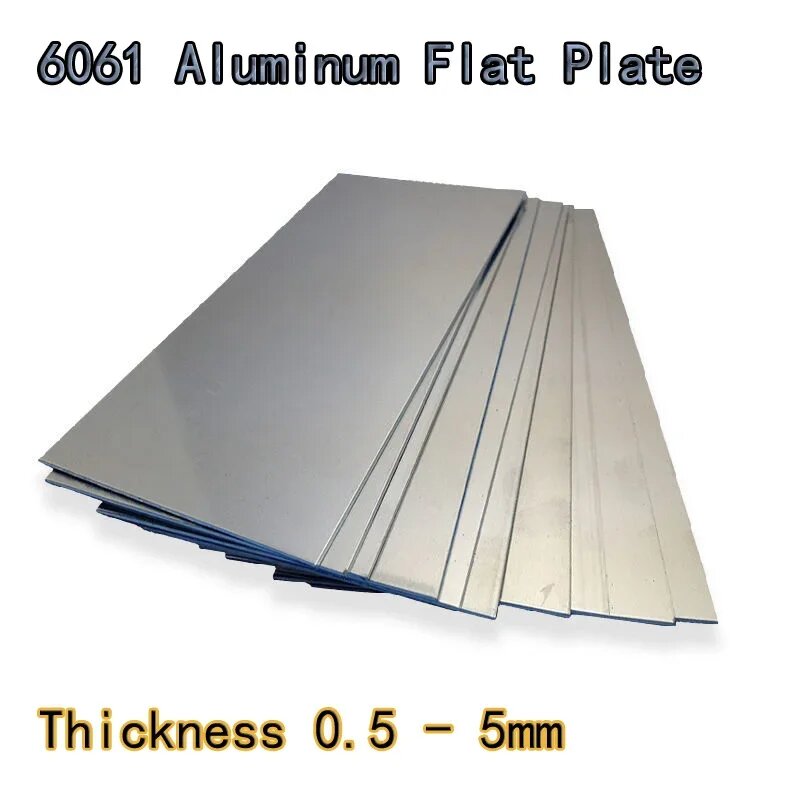Алюминиевые пластины 6061 2x20x300mm 1pcs