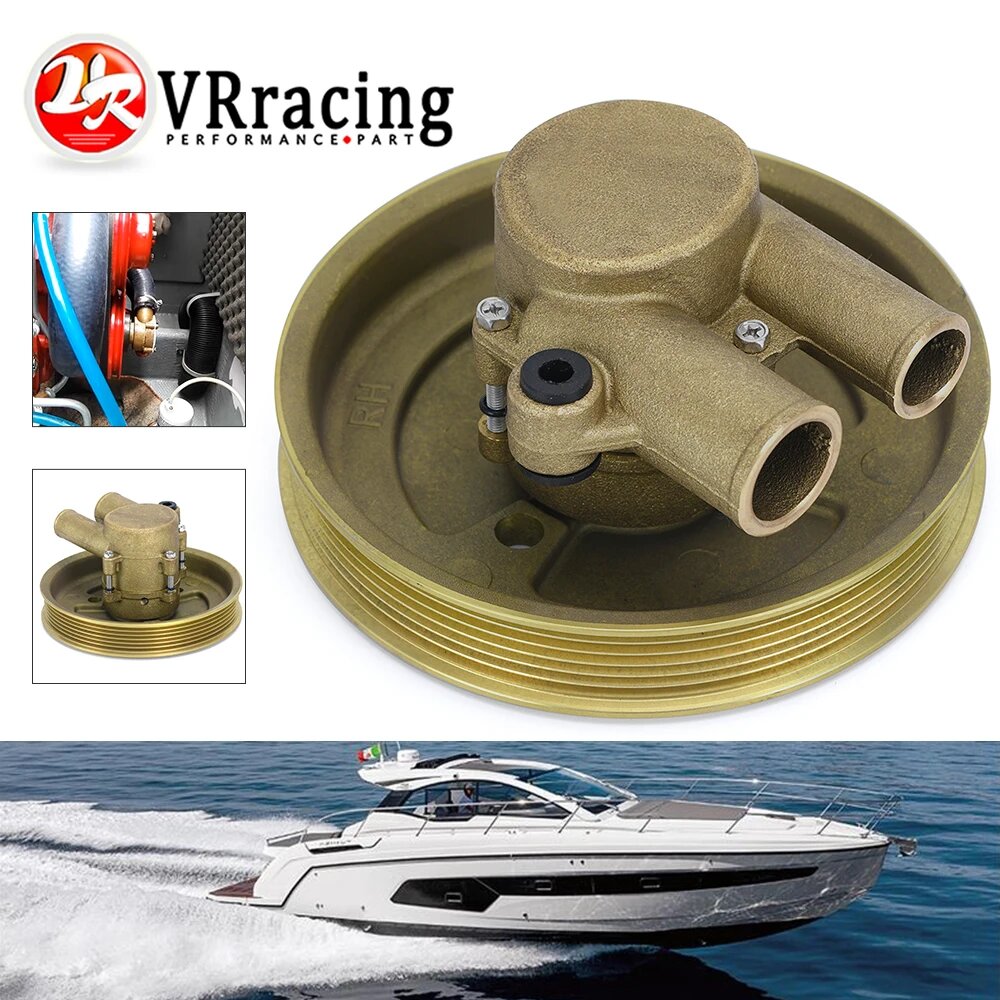 Raw Sea крыльчатка водяного насоса со змеиным шкивом 21212799, заменить 3812519 для Volvo Penta V6 V8 4,3 5,0 5,7