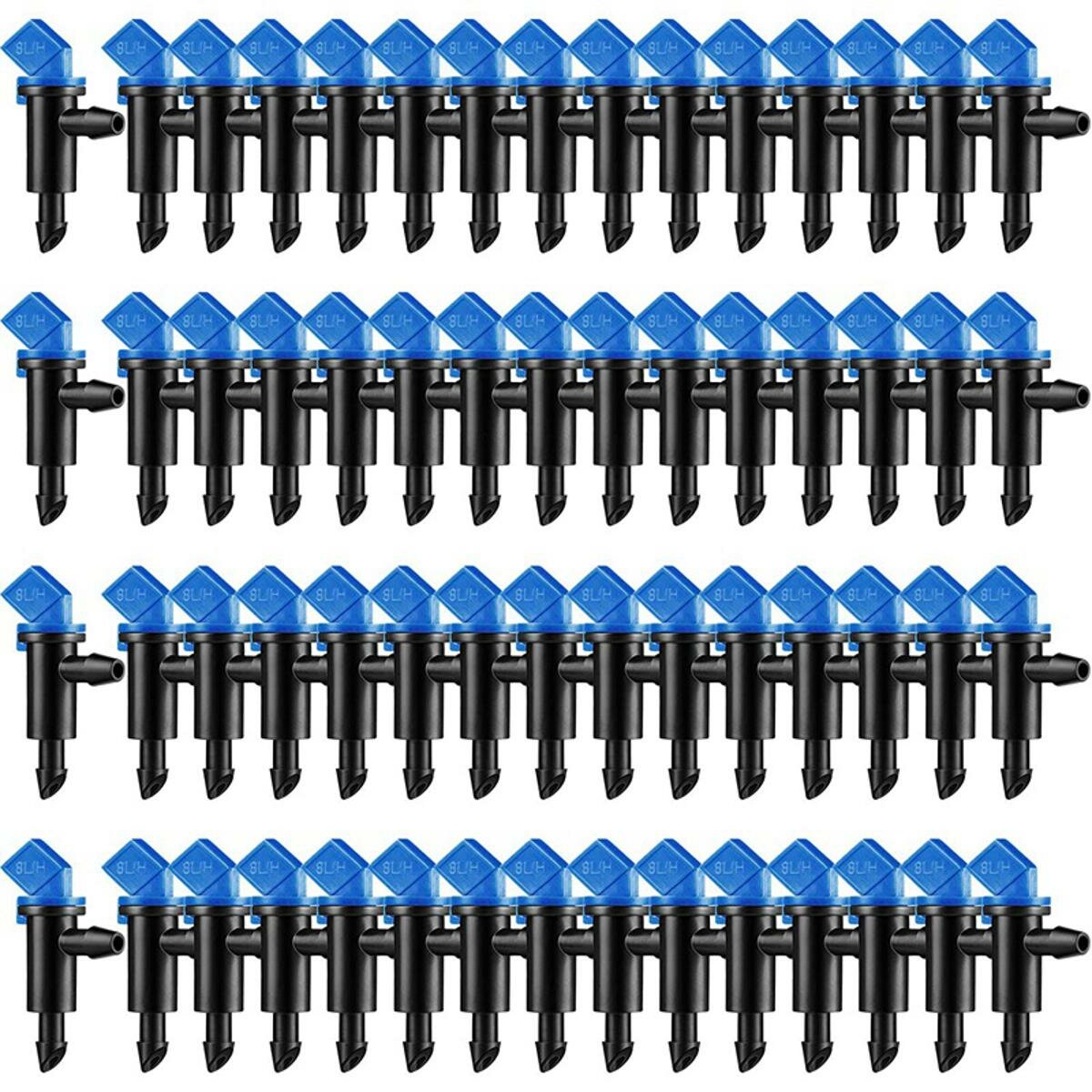 60 шт. капельный поливной эмиттер садовый флаг капельница для полива