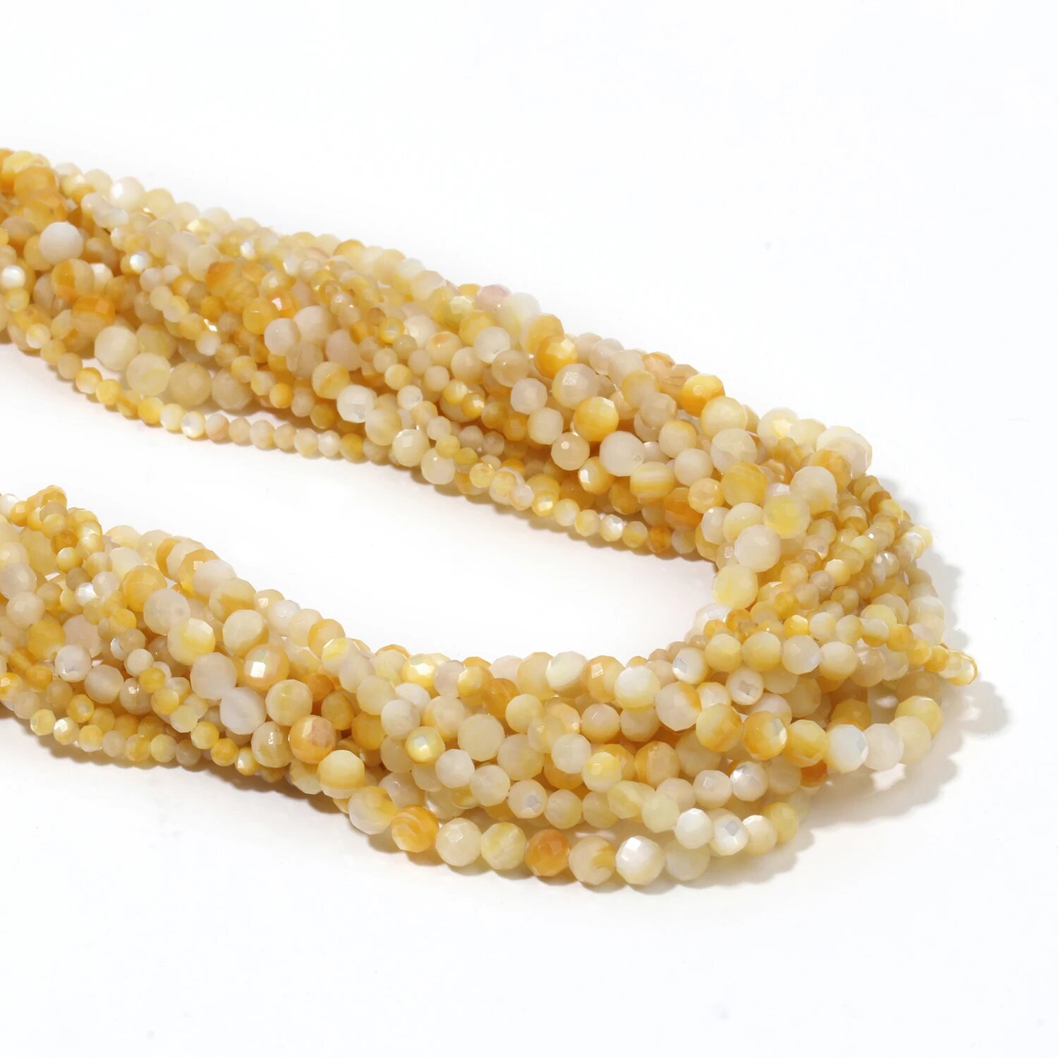 Натуральные бусины Апатит Цитрин Нефрит Оникс 2 3 4 мм AOHAYOOMQ 2mm about 170pcs, Yellow shell