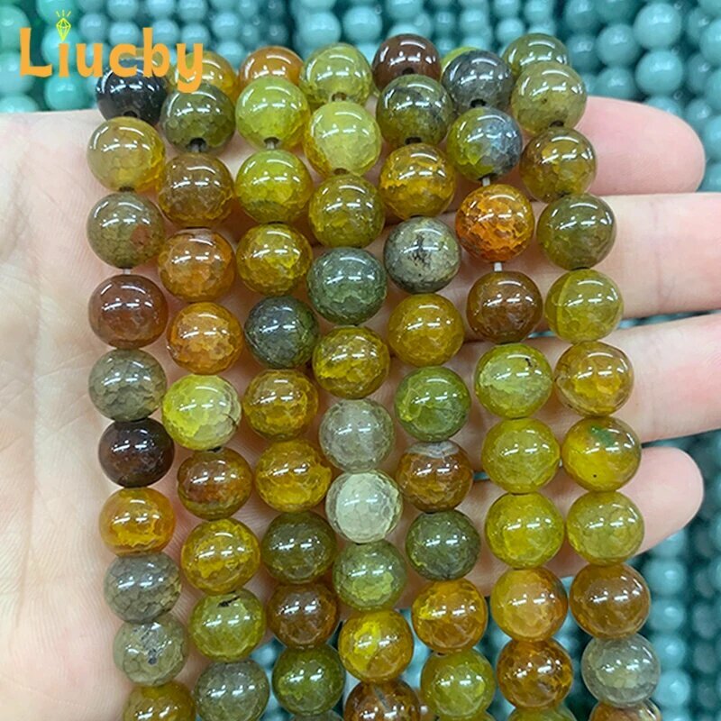 Бусины из турмалина, агата, дракона, 12 мм, 30 шт.