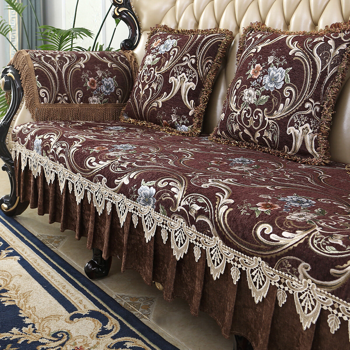 Чехол для мебели AiWinsure чехол для спины 75x80 1 шт, синельная ткань