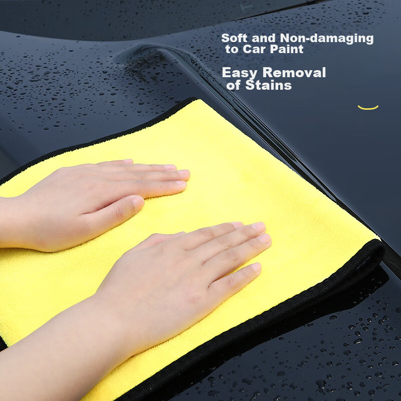 Biaze Large Cleaning Cloths for Car Washing, Glass Cleaning, Oil Removal, And Dishwashing, 30*40cm, 5 Pieces