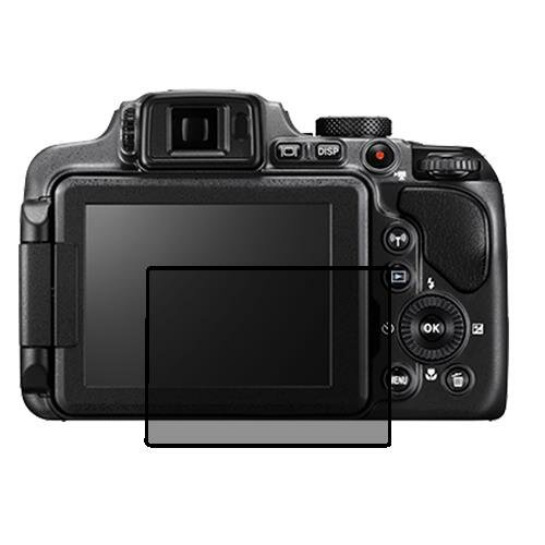 Скрин Мобайл защитный экран для фотоаппарата Nikon Coolpix P610 из нано стекло 9H приватное