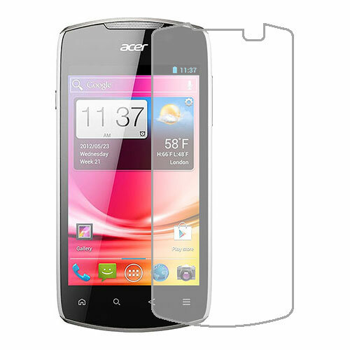 Скрин Мобайл защитный экран для Acer Liquid Glow E330 из гидрогелевая плёнка прозрачная