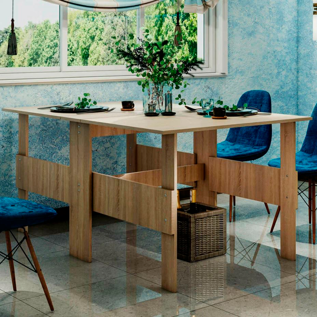 Стол кухонный Стандарт новый (1000х750х1600 мм) БТС, дуб сонома