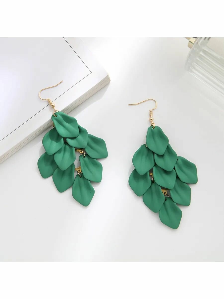 Серьги, искусственный камень