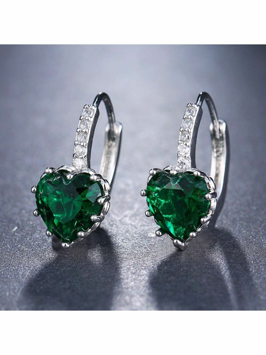 Серьги, фианит