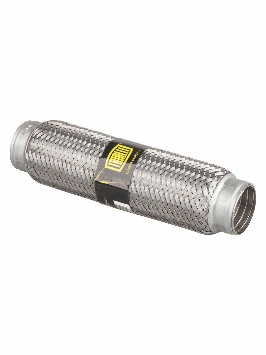 Виброкомпенсатор выхлопной трубы (Гофра) 45x250 InterLock (нерж. сталь), TRIALLI FTI0048