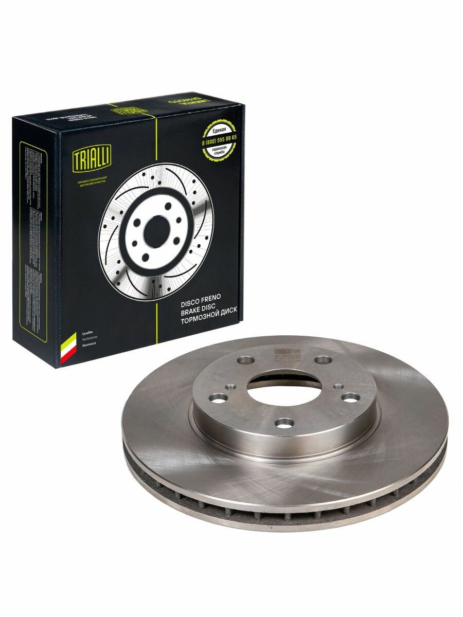 Диск тормозной передний для а/м Toyota Mark II/Chaser/Cresta X100 (96-), Trialli DF 190114