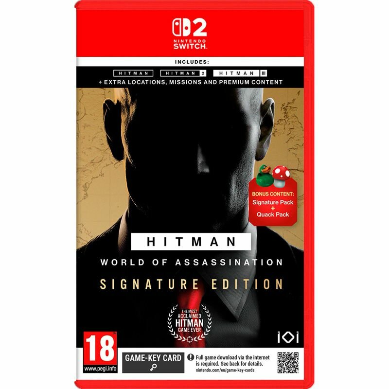 Игра HITMAN: World of Assassination. Signature Edition (русские субтитры) для Nintendo Switch 2