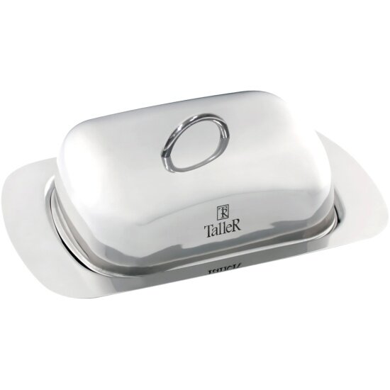 Масленка Taller Молли 18.5х12.5х8 см, нерж. сталь (TR-61212)