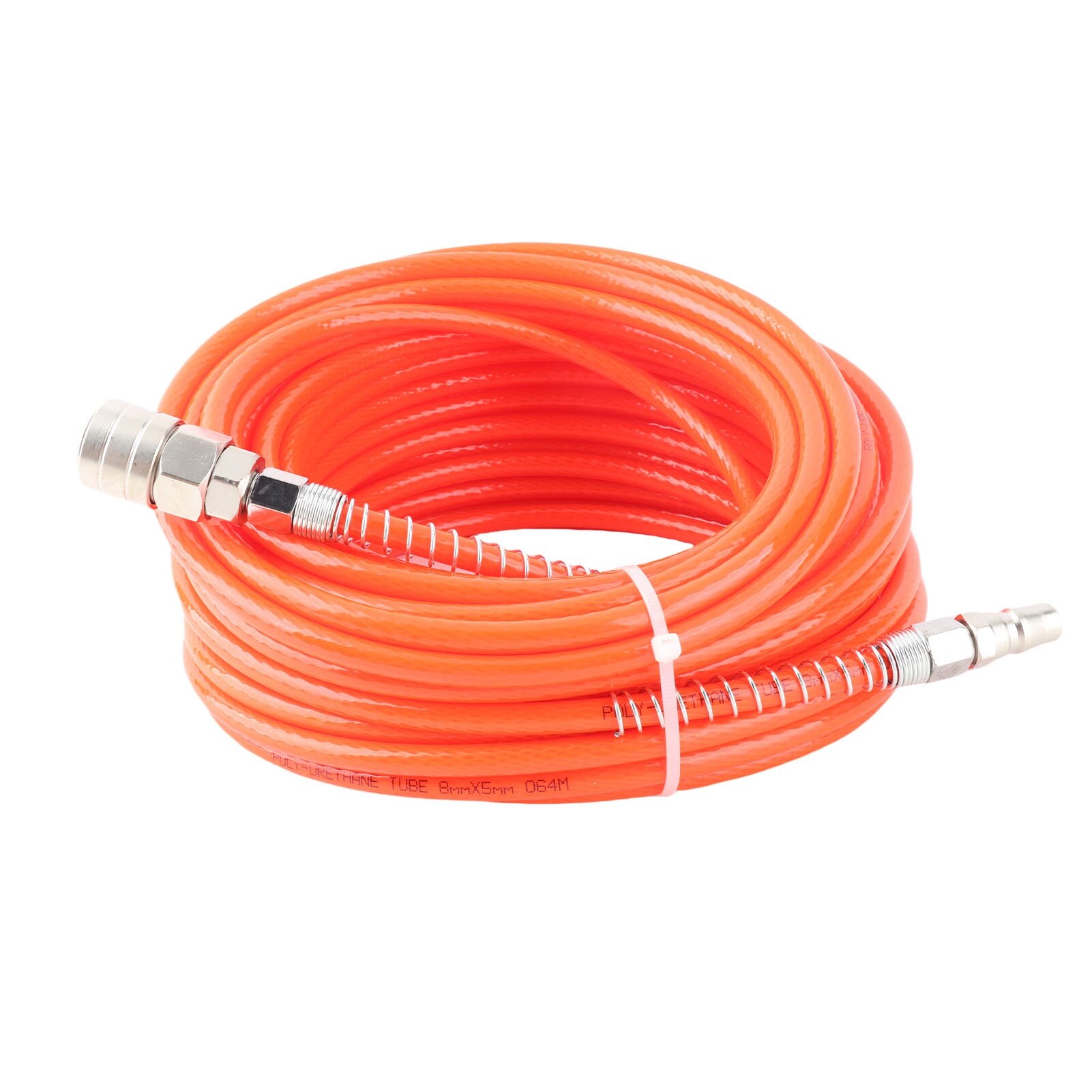 Шланг высокого давления для воздушного компрессора, резьба 1/4 дюйма NPT, внутренний диаметр 5 мм, внешний диаметр 8 мм, пневматический полиуретановый шланг, длина 20 м, красный.