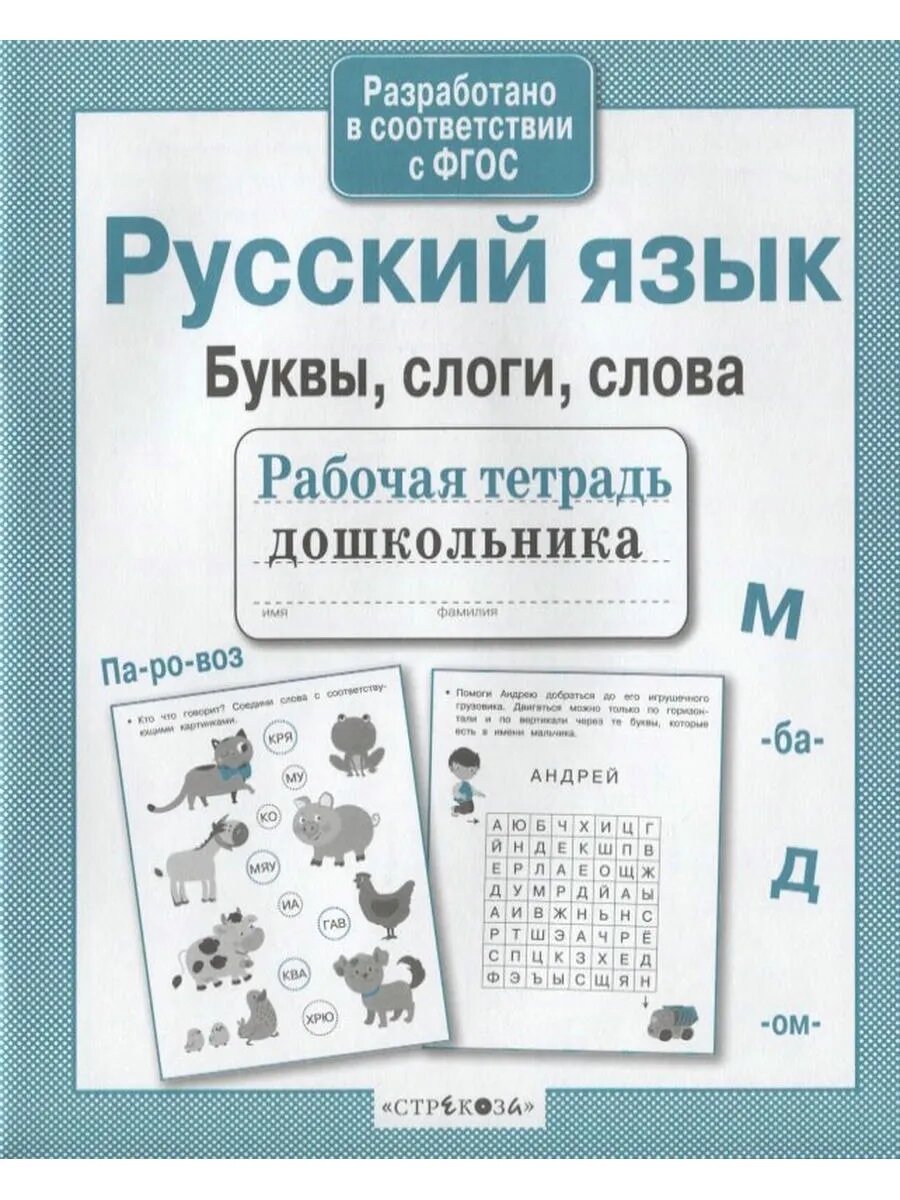 Русский язык. Буквы, слоги, слова
