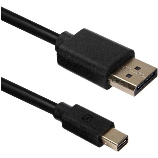 Кабель Acd -DDMM2-30B DisplayPort 1.2, DP-mDP, Golden Plated, 20m/20m, 3м. черный